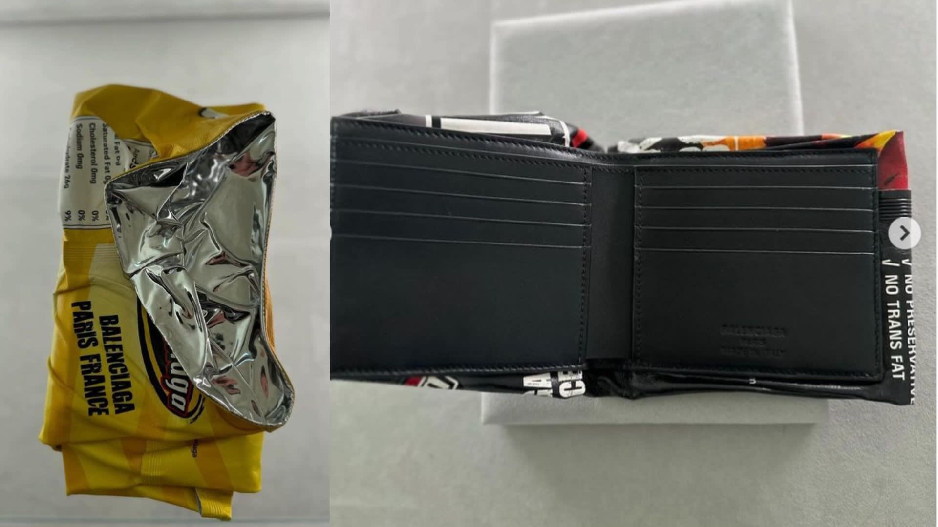 Potato Chip Bag Wallet, Scotch Tape Bracelet: Balenciaga’s Most ...