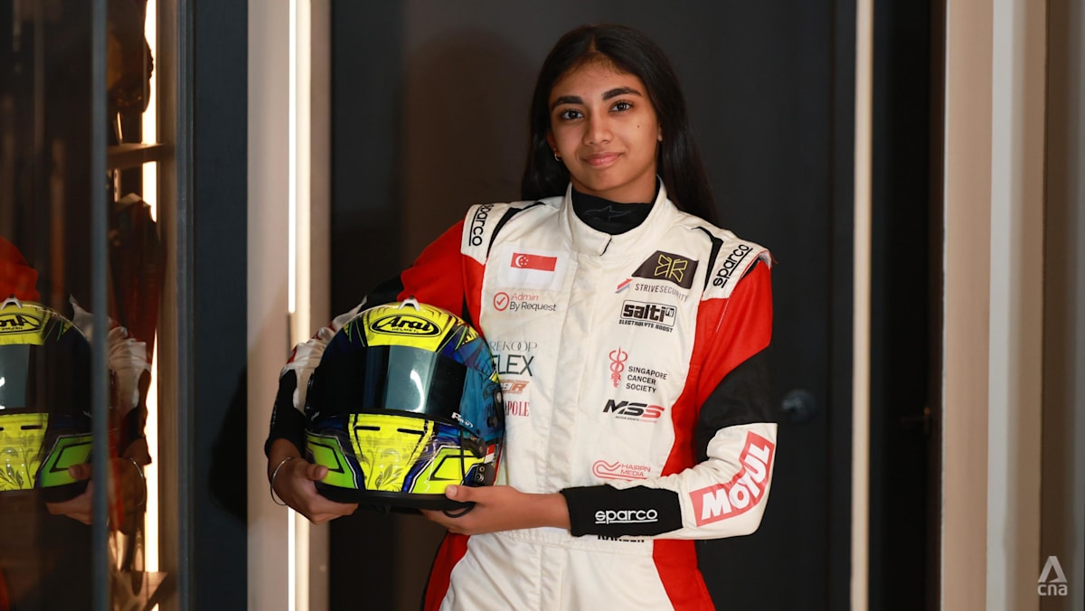 She juggles homework and fast cars. This 15-year-old is Singapore's ...