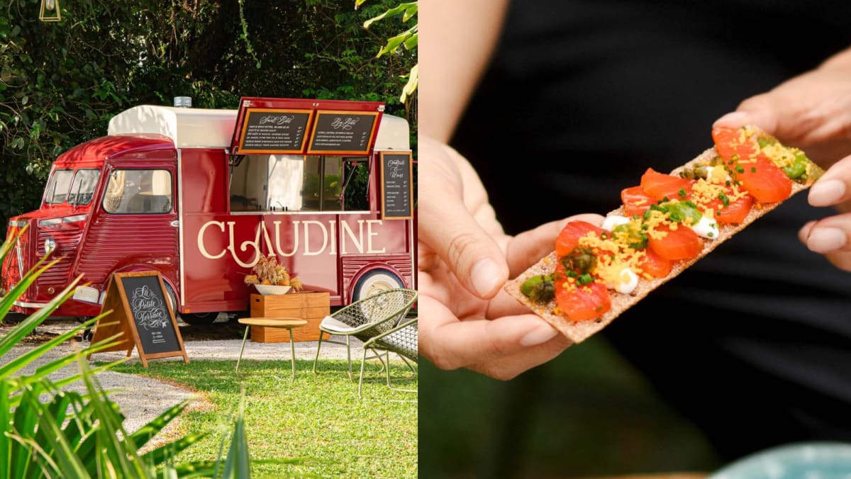 French restaurant Claudine’s vintage food truck serves gourmet snacks ...