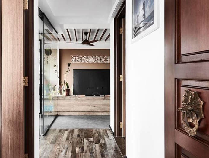 How a couple turned their 990 sq ft BTO flat into a Bali resort ...