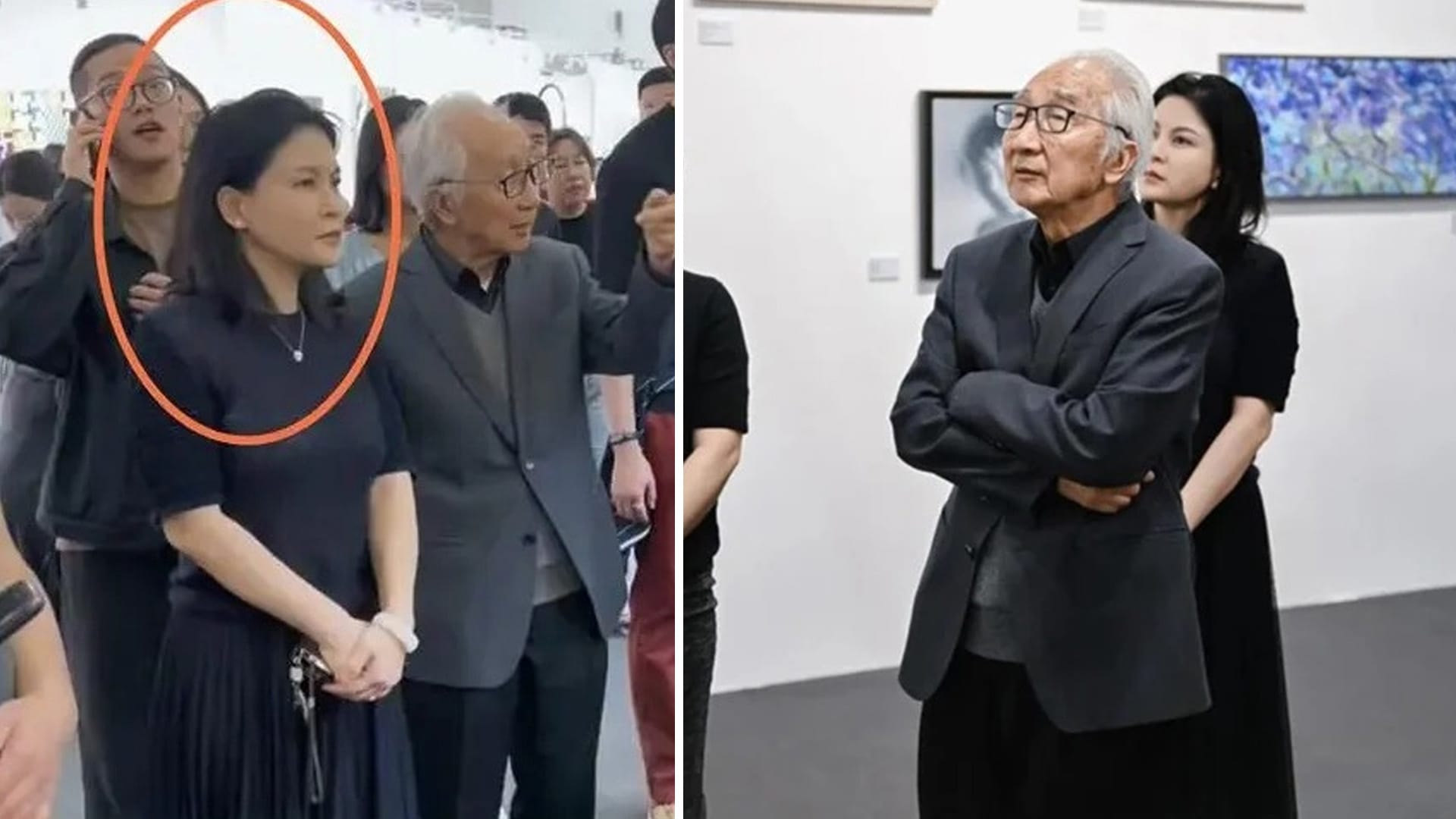 Chinese Oil Painter, 90, And His 46-Year-Old Actress Wife Go Viral For ...