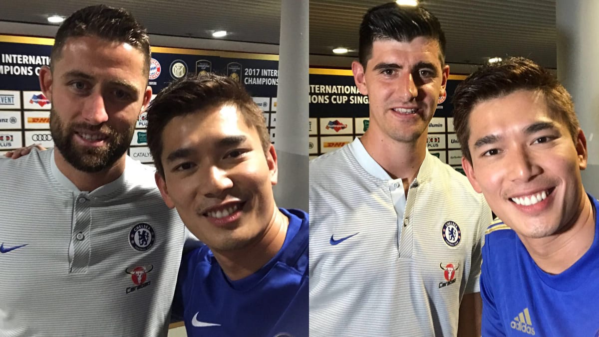 Elvin Ng Became A Selfie-Seeking Fanboy When He Met Chelsea F.C. - 8days