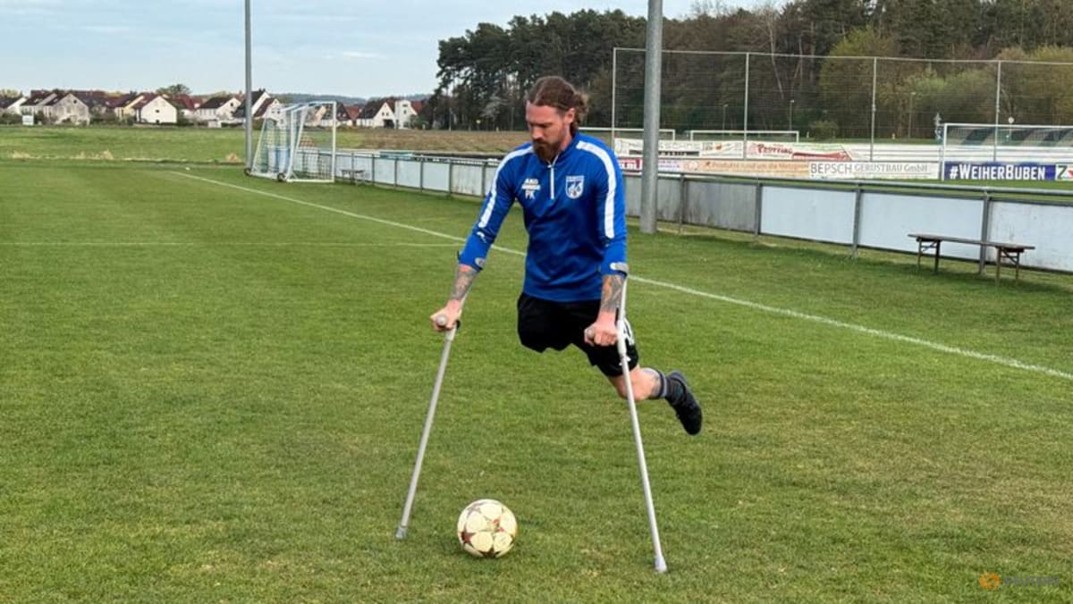 One-legged footballer shines in German amateur league - CNA