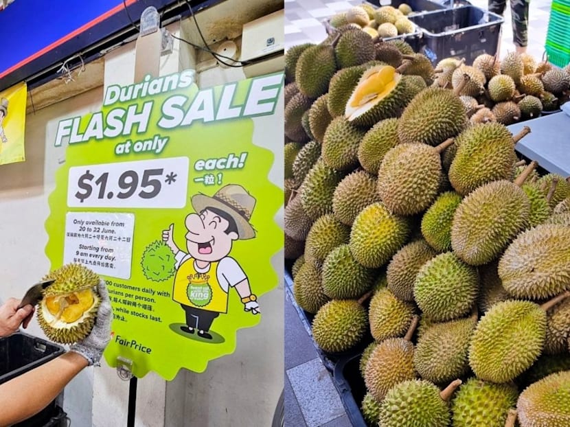 FairPrice’s annual S$1.95 durian sale returns across 3 weekends at 3 ...