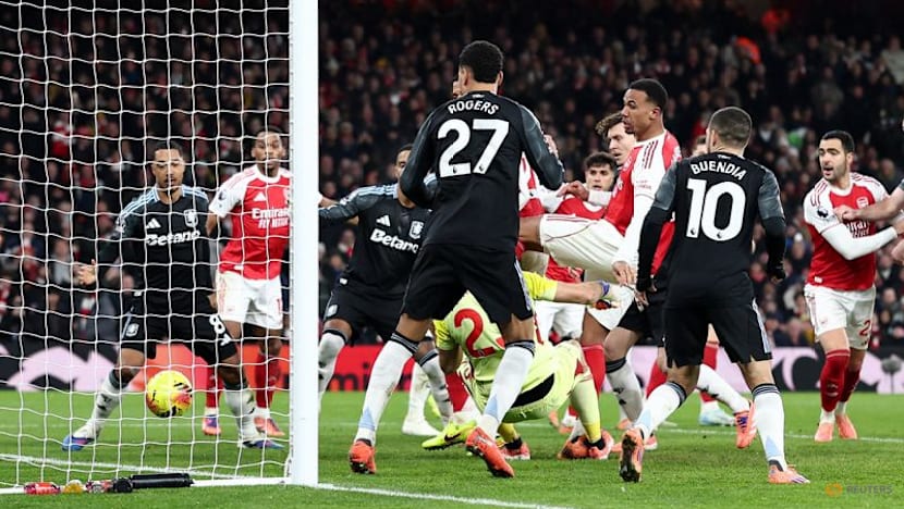 WRAPUP 1-Arsenal thrash Villa 4-1 while Chelsea and Man Utd both held - CNA
