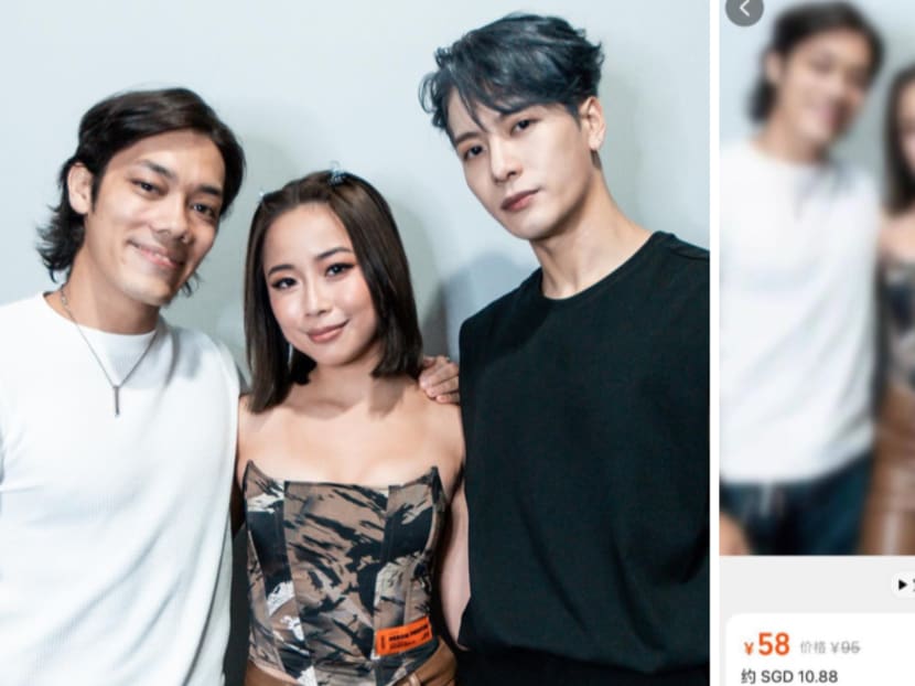 Taobao vendor uses pic of Jackson Wang with 987FM’s Germaine Tan and Avery Aloysius Yeo; blurs ...