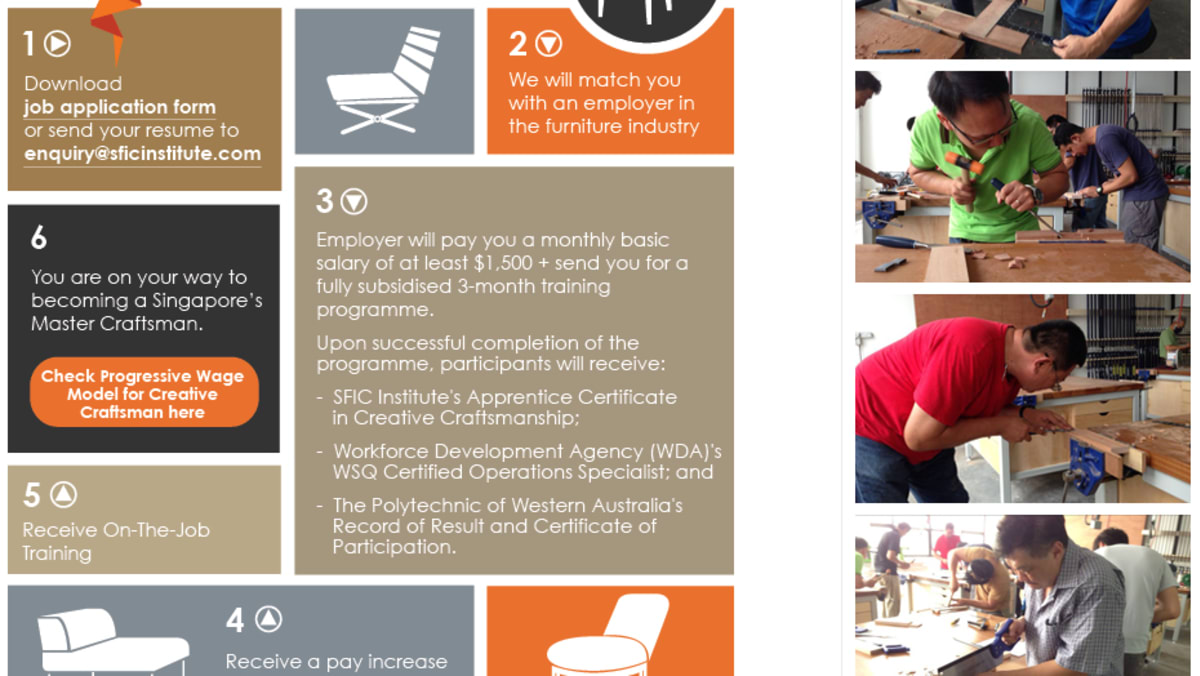 Creative Craftsman Apprenticeship Programme fits in with thrust of SkillsFuture - TODAY