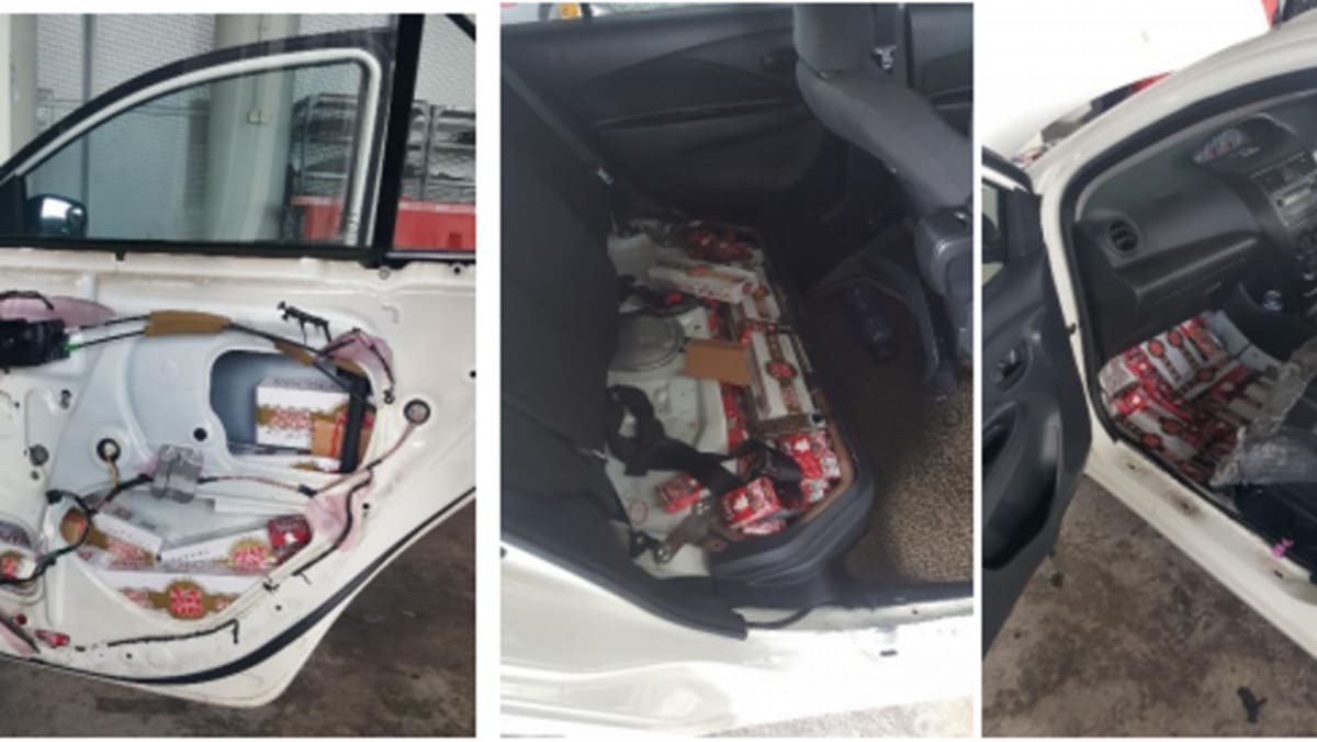 253 karton rokok tanpa cukai dirampas di Pusat Pemeriksaan Woodlands ...