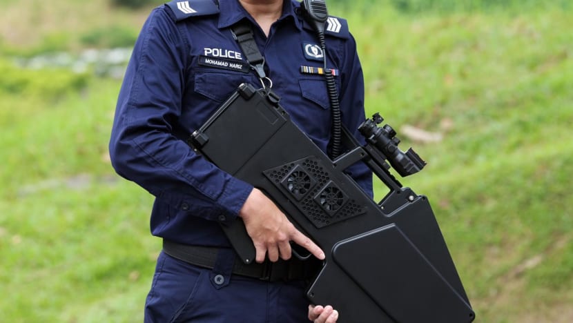 Singapore police's counter-drone system scans skies to keep major ...