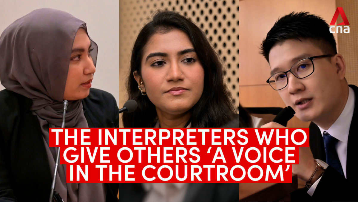 The interpreters who give others a 'voice in the courtroom' | Video - CNA