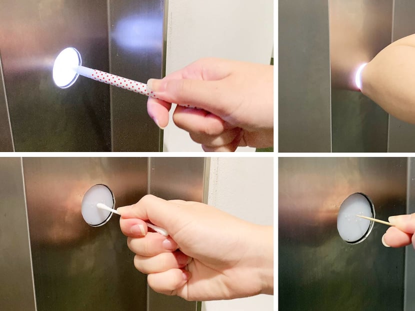 elevator button tricks