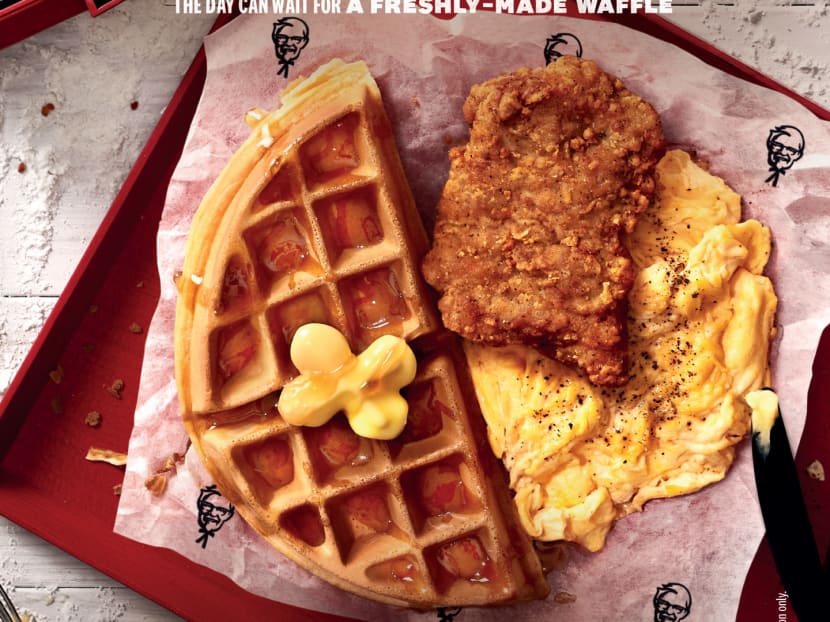 how to make kfc waffles