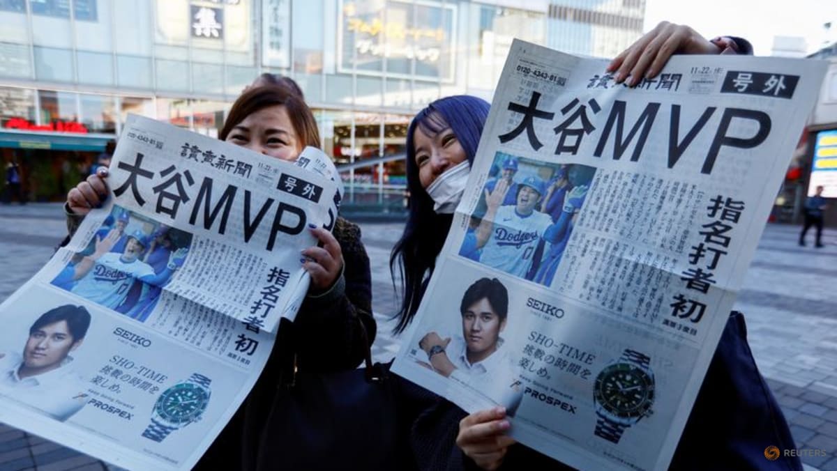 Baseball-Japanese fans rejoice in Ohtani's MVP win - CNA