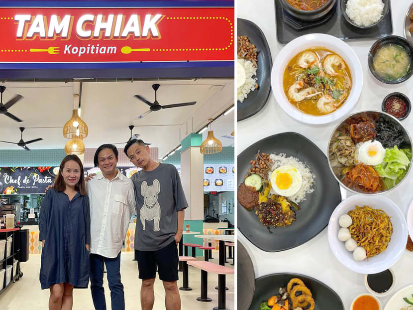 Chew Chor Meng, Dennis Chew and food blogger Miss Tam Chiak open a ...