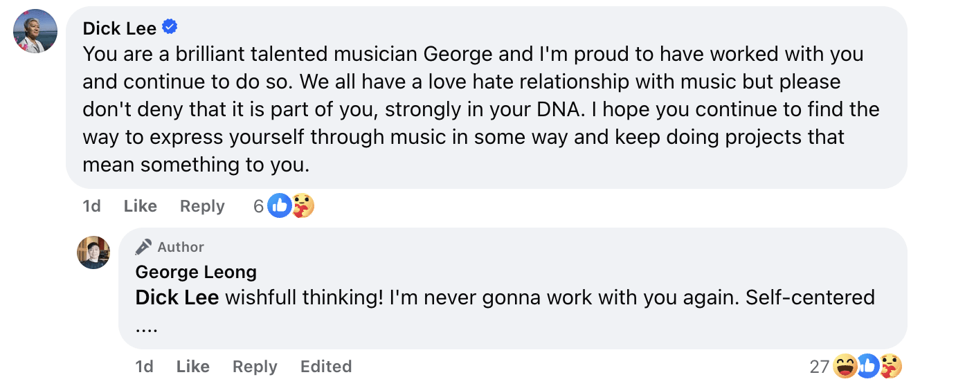 Singaporean composer George Leong expresses frustrations with music ...