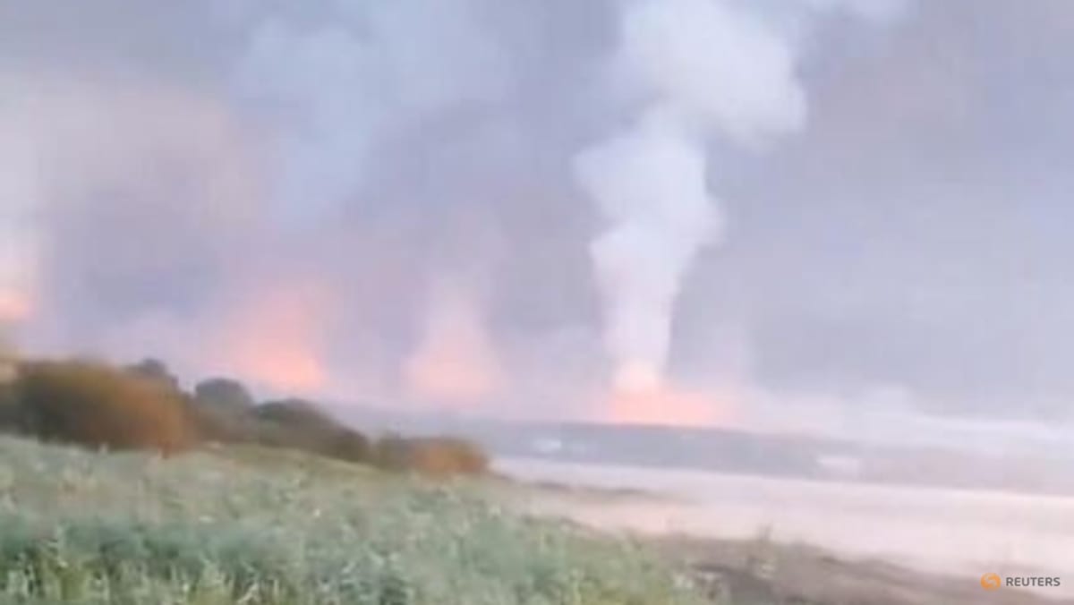 Ukrainian drone attack triggers massive blasts in Russia's Tver region ...