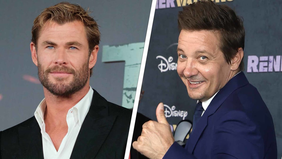 Chris Hemsworth says Avengers group text was 'wild' following Jeremy ...