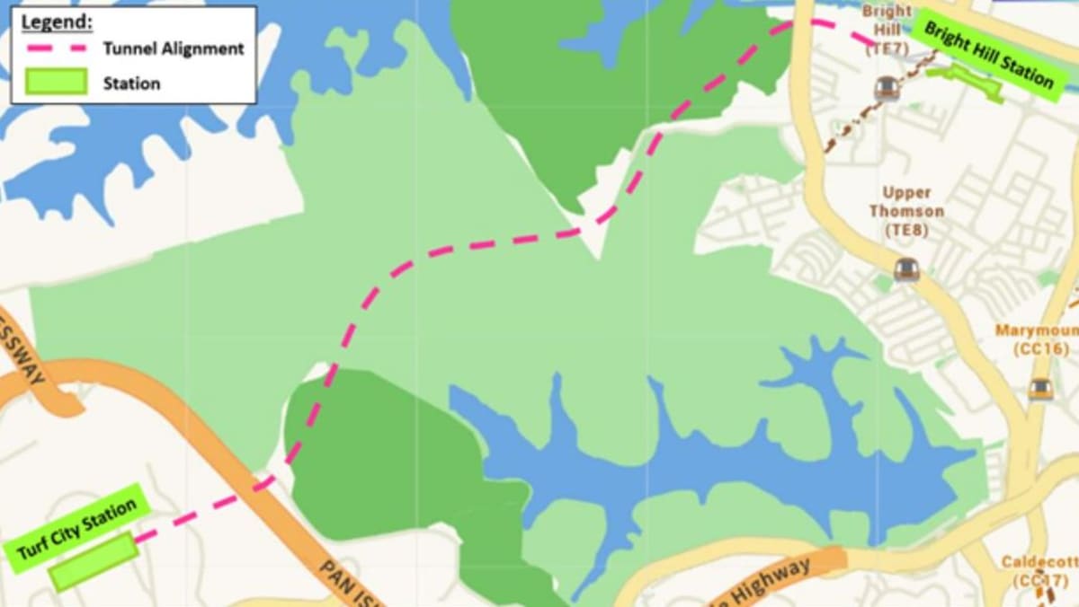 Cross Island Line: Construction of tunnel under Central Catchment ...