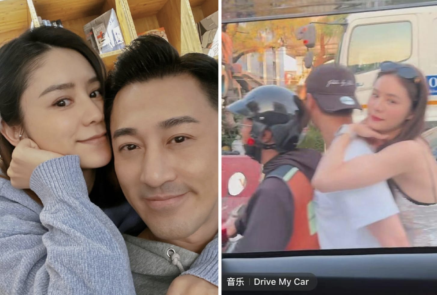 Raymond Lam & Wife Seen Squeezing On Motorcycle Taxi With Driver ...