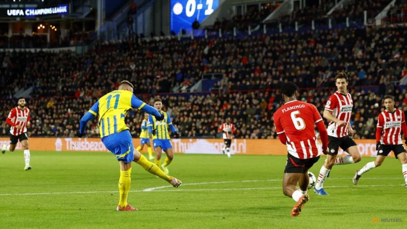 PSV stage dramatic comeback with three late goals to beat Shakhtar - CNA