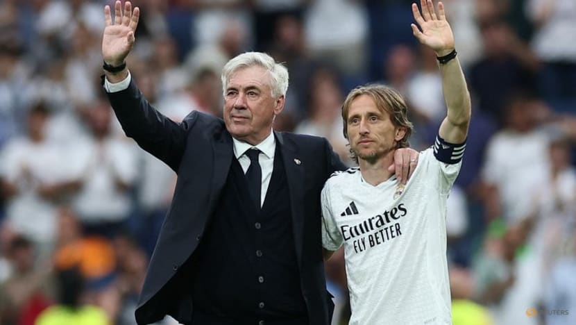 Real Madrid beat Real Sociedad as Bernabeu bids farewell to Ancelotti, Modric - CNA