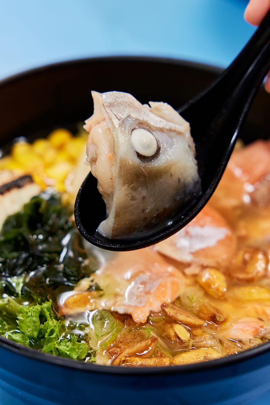 how to cook salmon head miso soup