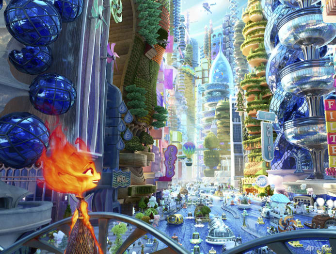 Makers of new Pixar animated film Elemental explore family, tolerance ...