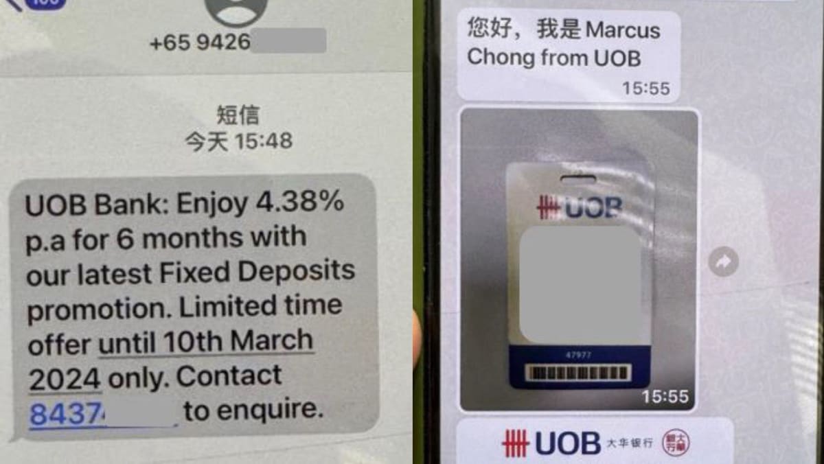 Beware of scams involving fixed deposit 'promotions'; at least S ...