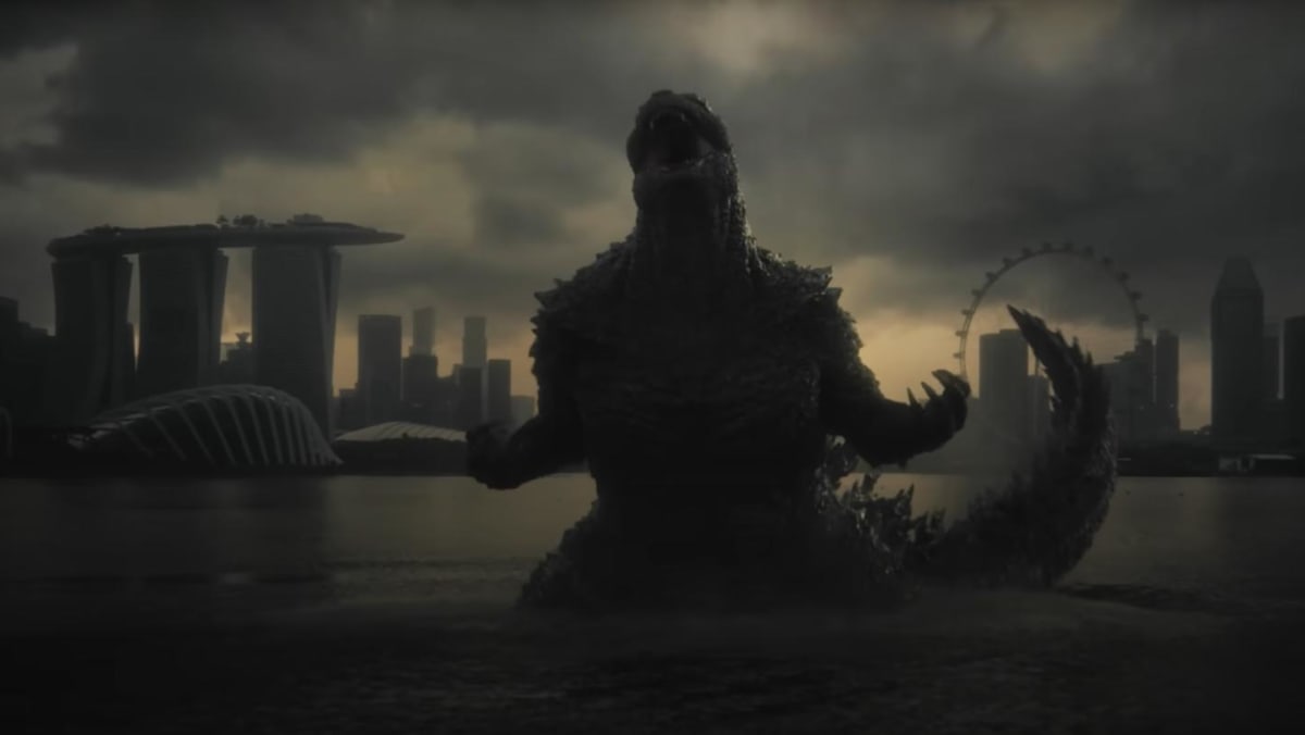 Godzilla appears at Marina Bay in franchise’s 70th anniversary video ...