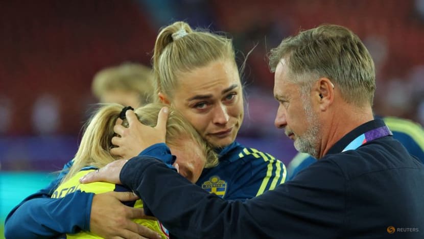 Swedish coach backs 18-year-old Holmberg after decisive shootout miss - CNA