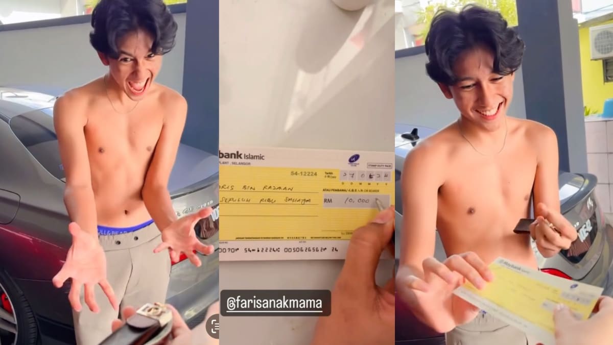 M’sian Boy, 17, Gifted With Mercedes Benz & S$2.8K Cheque For Scoring ...