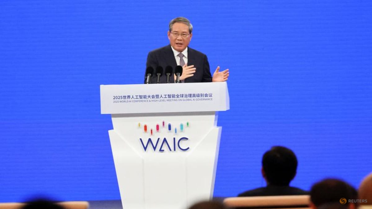 China proposes new global AI cooperation organisation - CNA