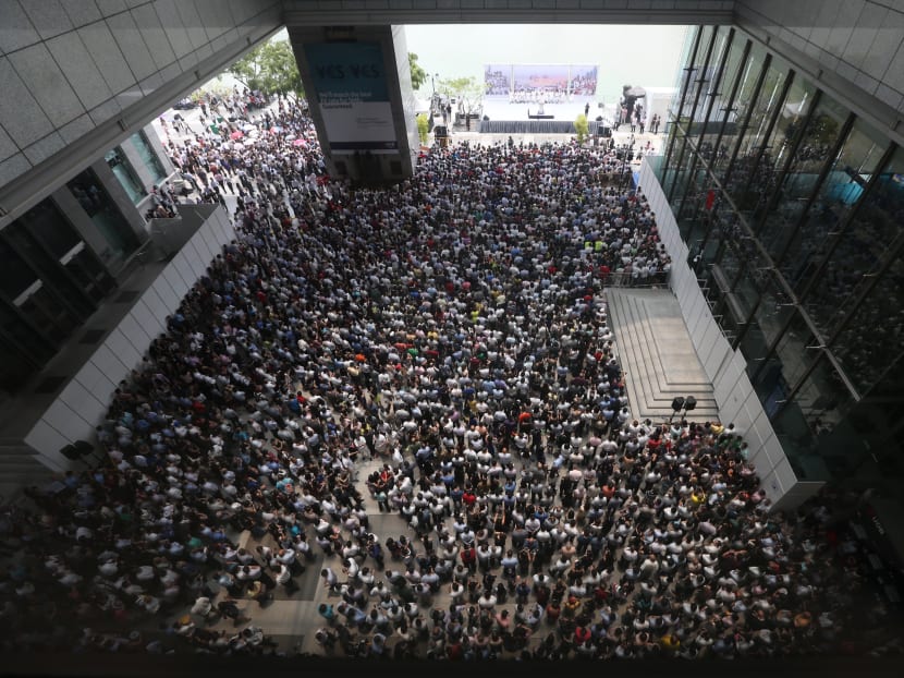 Gallery: PAP holds first lunchtime rally - TODAY
