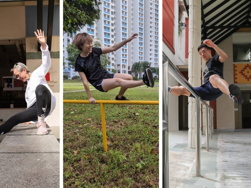 Not just a sport for young men, parkour draws women, older folk who ...