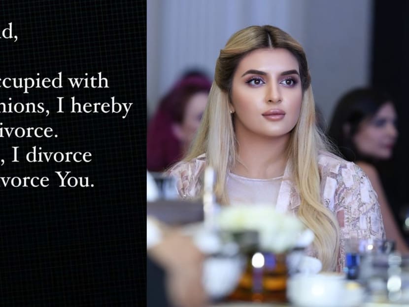 'I divorce you' X 3: Dubai princess announces divorce on Instagram a ...