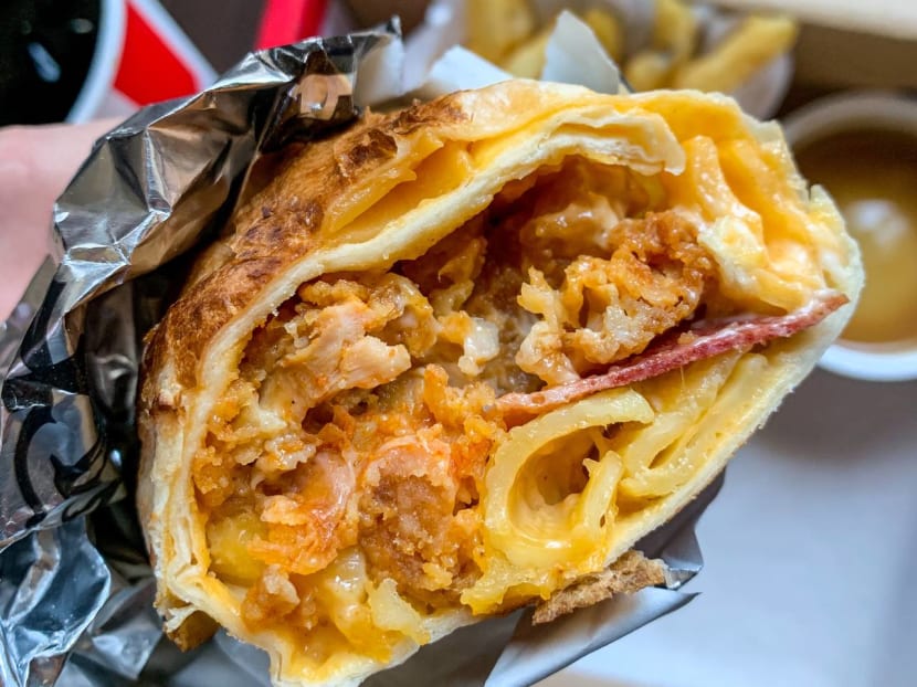 how to make kfc zinger burrito