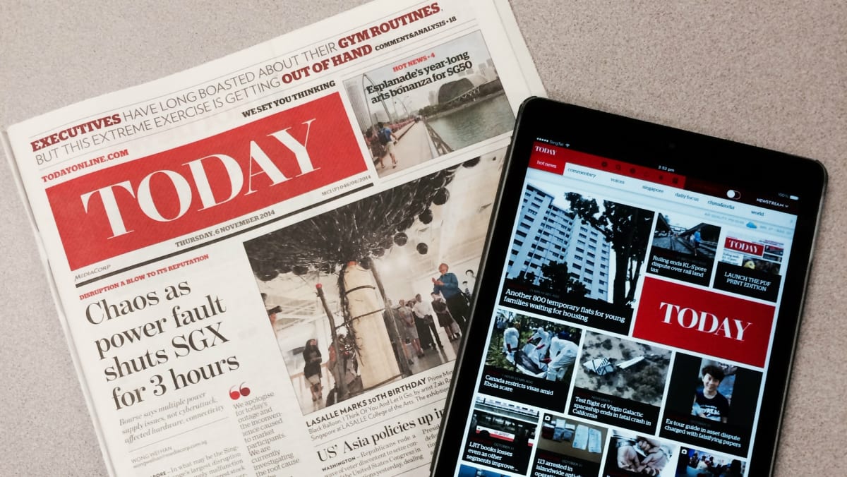 TODAY second-most-read newspaper in S’pore: Nielsen - TODAY