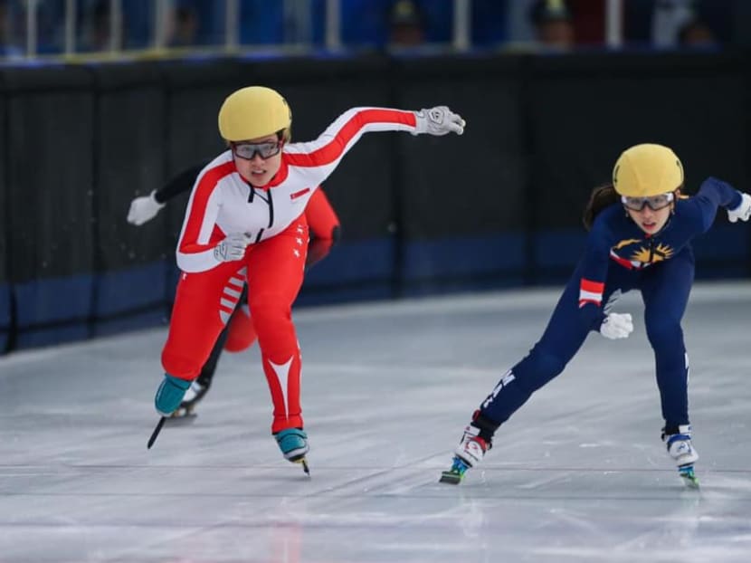 SEA Games: Singapore's Cheyenne Goh wins her 2nd speed skating gold - TODAY