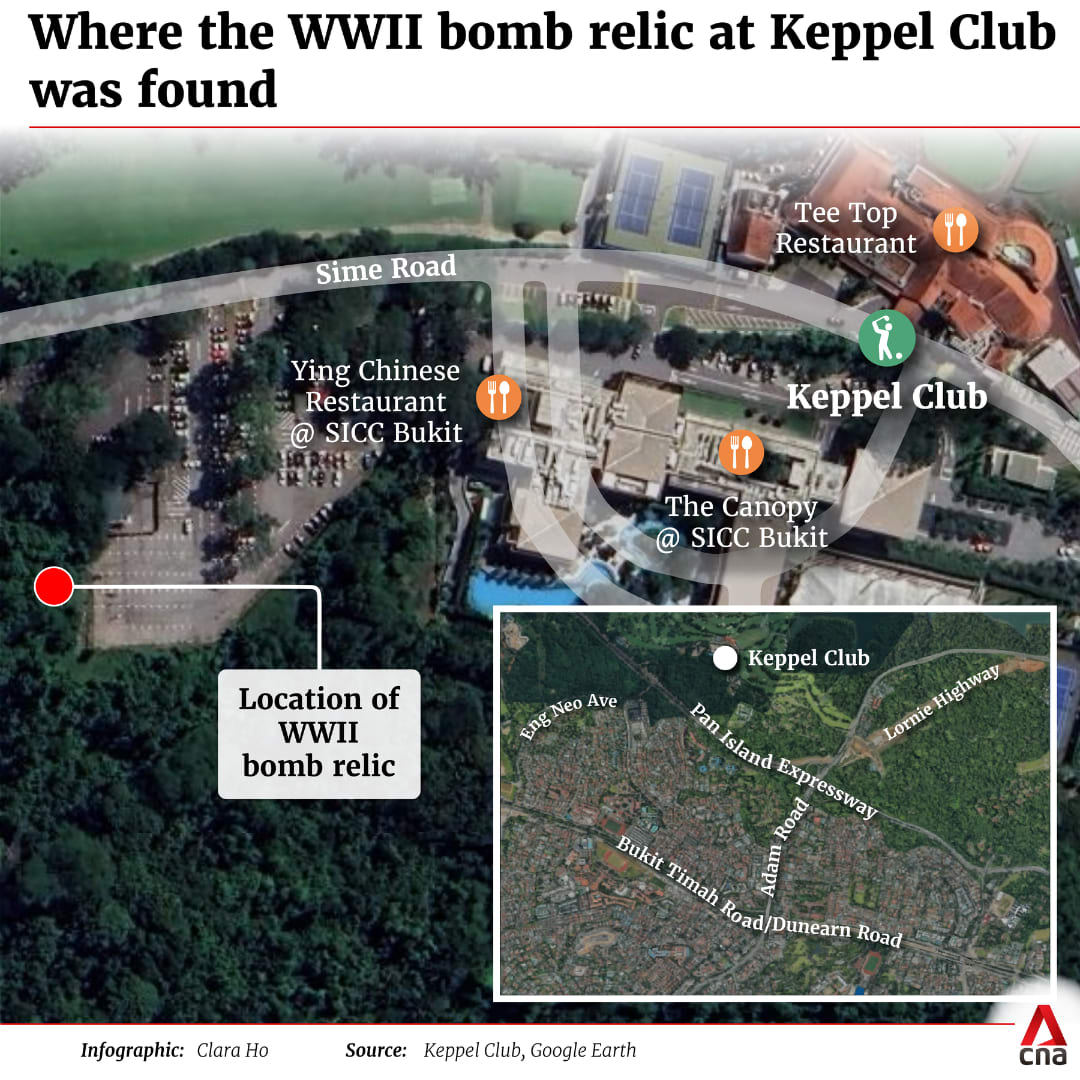 Unexploded World War II bomb removed from Keppel Club - CNA