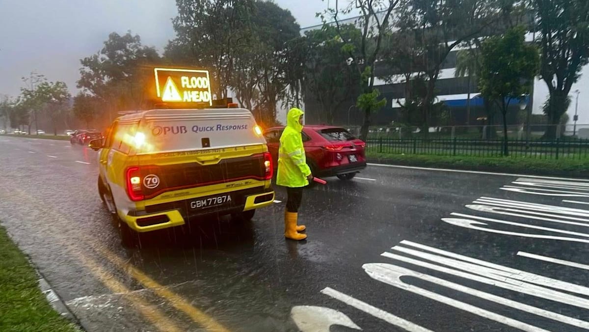 Flash floods hit parts of Singapore after afternoon downpour: PUB - CNA
