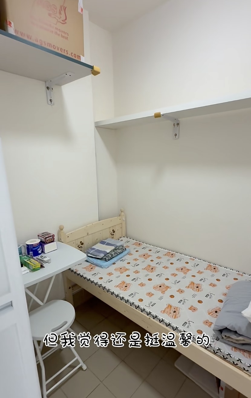 Chinese Woman In SG Gives Tour Of Helper's Windowless Bedroom; Calls It ...