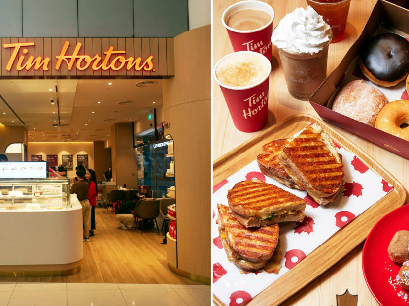 First look: Tim Hortons’ first S’pore outlet opening at VivoCity - CNA ...