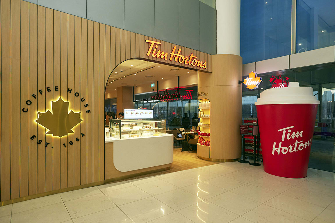 First Look: Tim Hortons’ First S’pore Outlet Opening At VivoCity - 8days