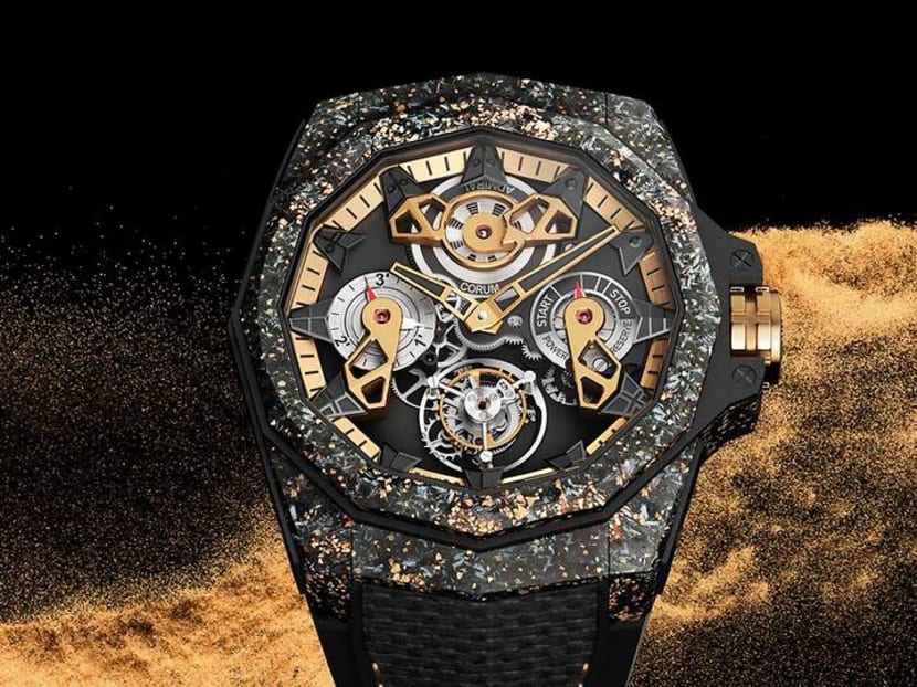 What happens when you sprinkle gold dust on a carbon watch? - CNA Luxury
