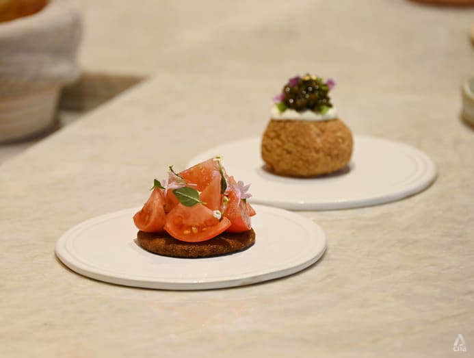 Dessert cafe Ami Patisserie's omakase pastry menu with a secret garden ...