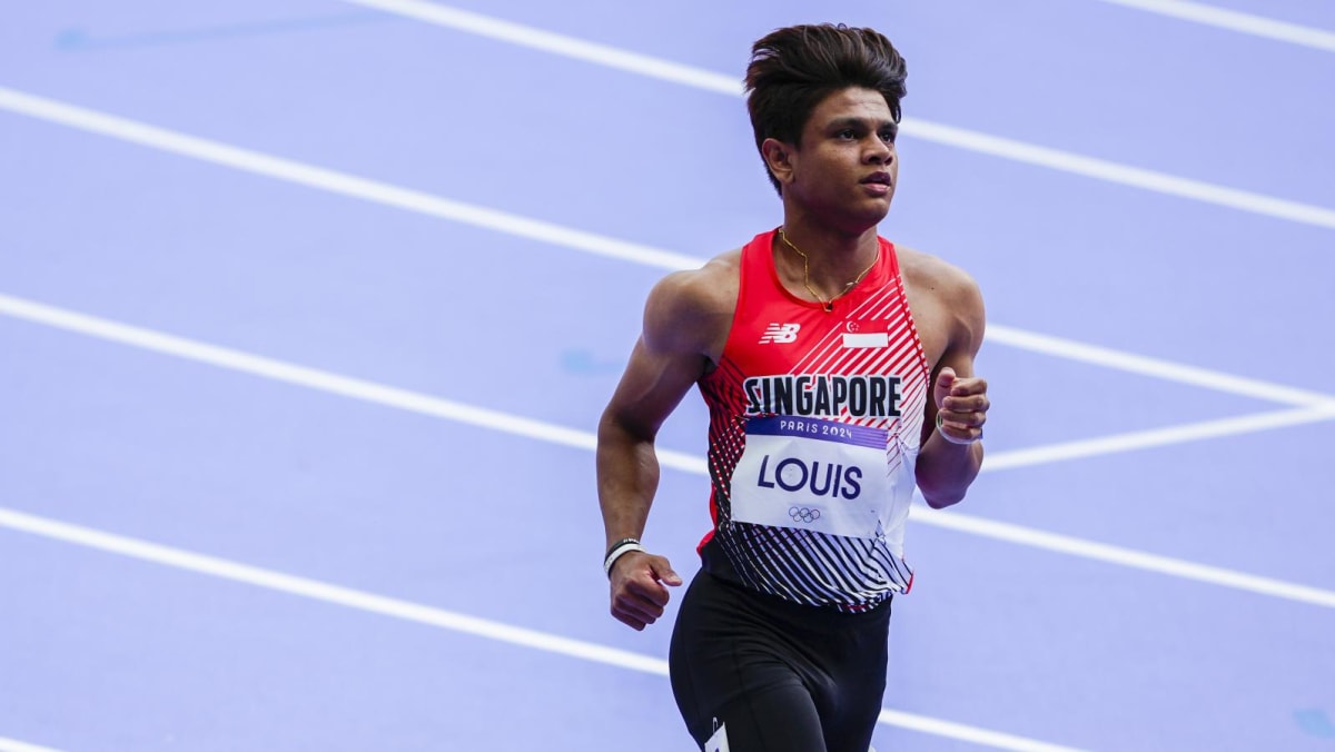 Singapore's Marc Brian Louis withdraws from Paris Olympics 100m with ...