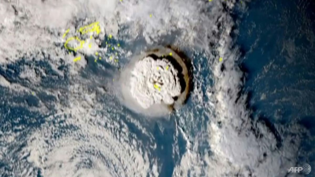 Huge Tonga volcanic eruption caused 'significant damage' - CNA