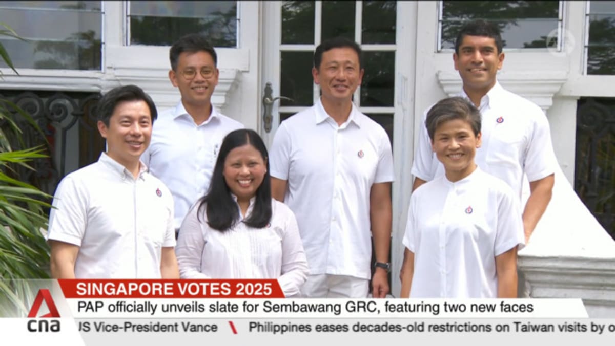 GE2025: PAP officially unveils slate for Sembawang GRC, featuring 2 new ...