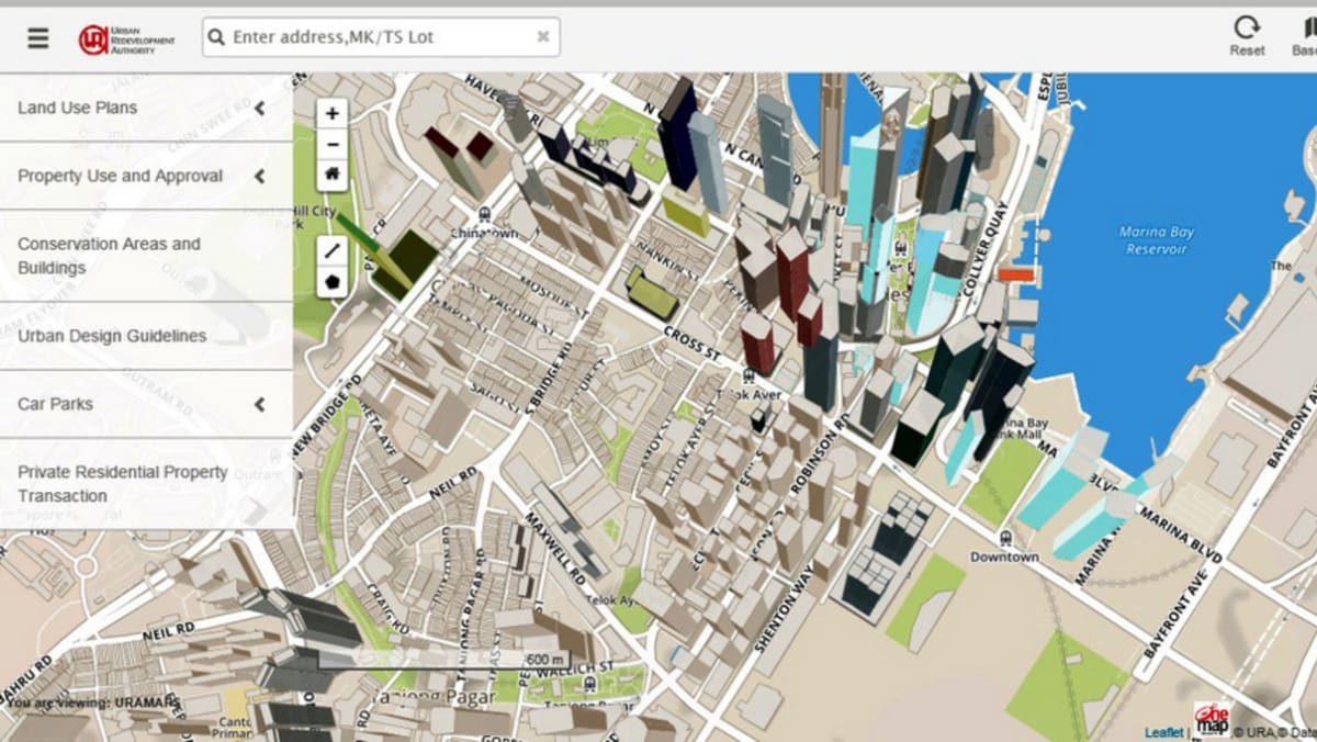 URA revamps online map services to make info searches easier - TODAY