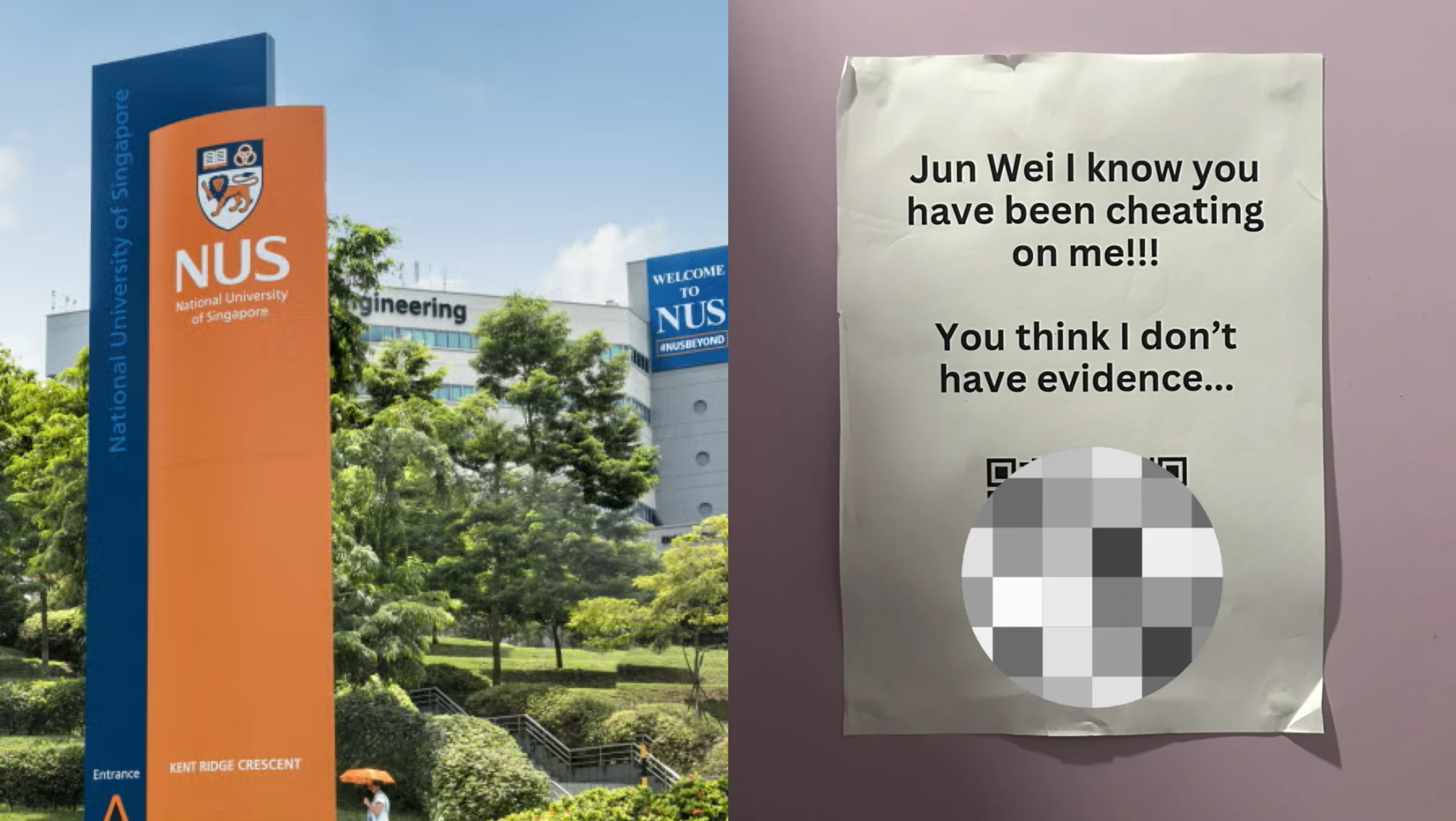 NUS Student Scans QR Code In Toilet Claiming To Have Goss About A ...